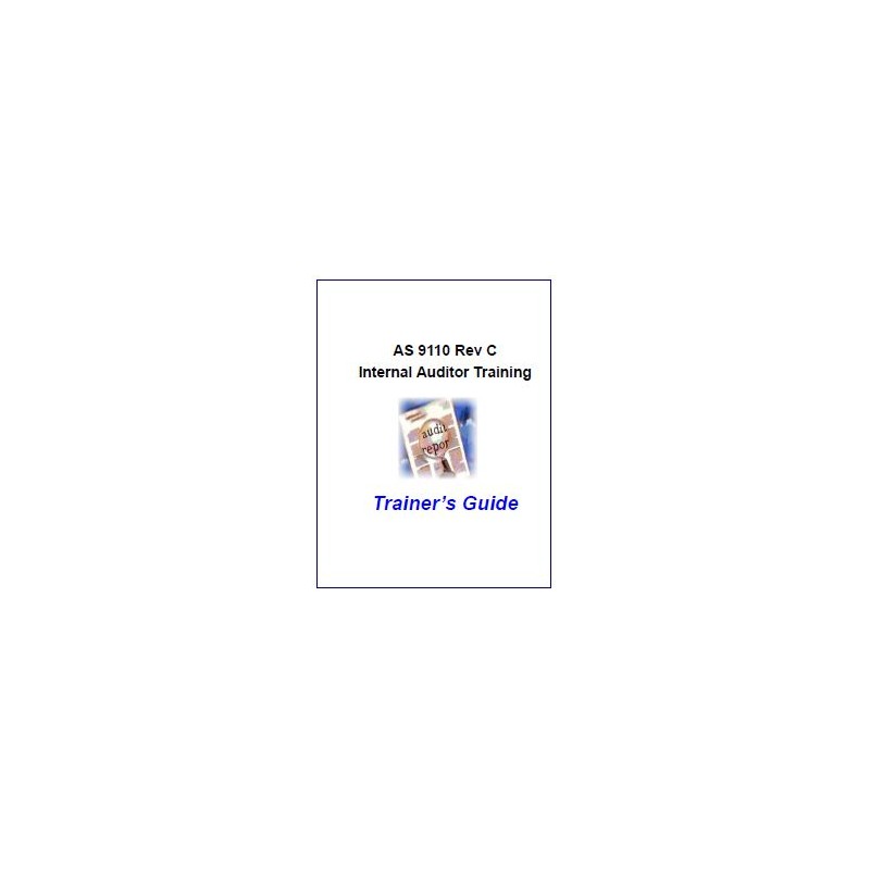AS9110C Internal Auditor Tools Checklist Procedure And Forms