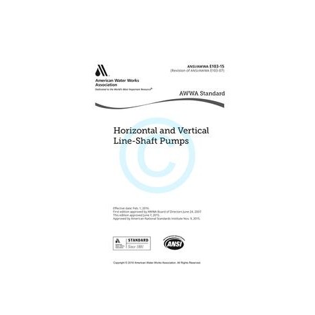 AWWA E103-15