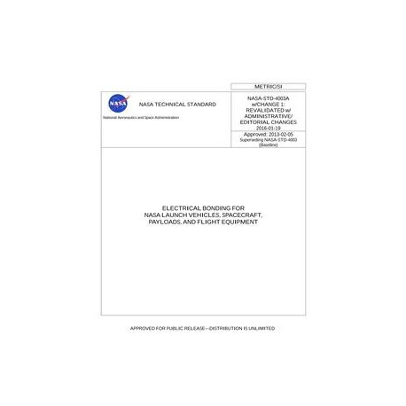 NASA STD-4003 Rev. A w/Change 1